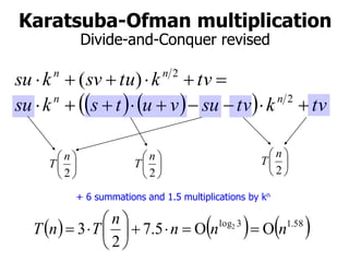 Design and Analysis of Algorithms - Divide and Conquer | PPT