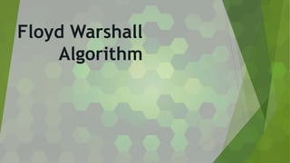 DAA-Floyd Warshall Algorithm.pptx