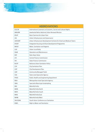 Urban WASH Strategy_ WaterAid India | PDF