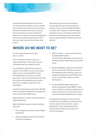 Urban WASH Strategy_ WaterAid India | PDF