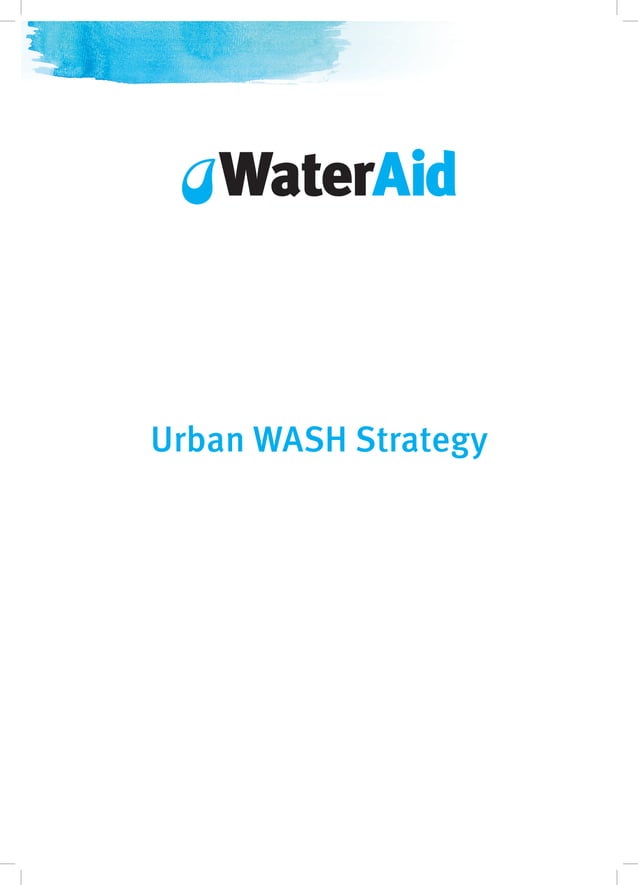 Urban WASH Strategy_ WaterAid India | PDF