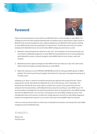 Urban WASH Strategy_ WaterAid India | PDF