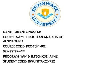 Design and analysis algorithm np hard by sayanta naskar.pptx
