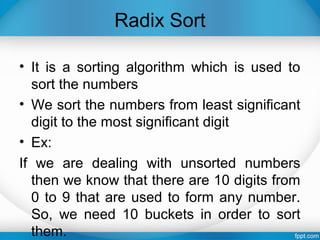 Sorting in Linear Time in Analysis & Design of Algorithm | PPT
