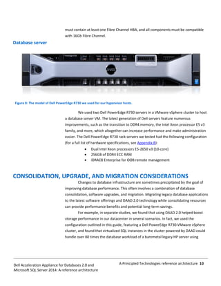 Dell Acceleration Appliance for Databases 2.0 and Microsoft SQL Server ...