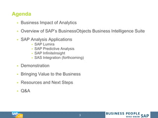 SAP Advanced Analytical Capabilities | PPT