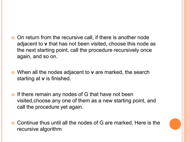 DFS and BFS | PPTX | Graphics Software | Computer Software and Applications