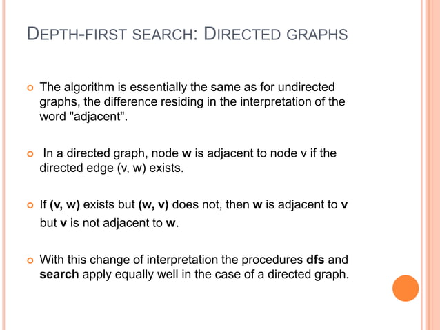 Dfs And Bfs Pptx Graphics Software Computer Software And Applications