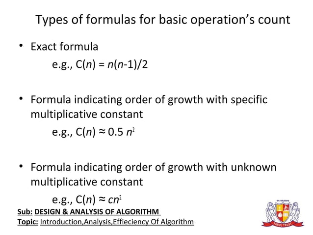 Design and Analysis of Algorithms | PPT | Computing | Technology ...