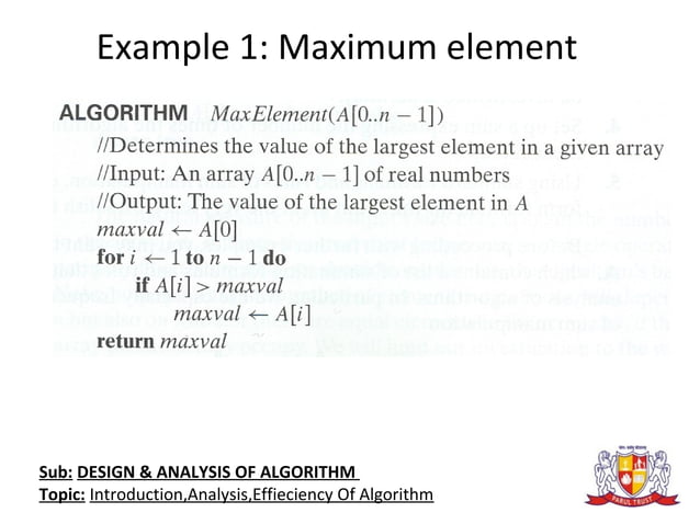 Design and Analysis of Algorithms | PPT | Computing | Technology ...