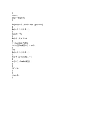 DAA Lab File C Programs | DOCX