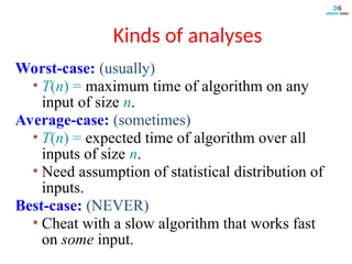 Design and Analysis of Algorithm Fundamental | PPT