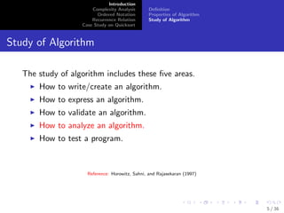 Design and analysis of algorithm | PDF