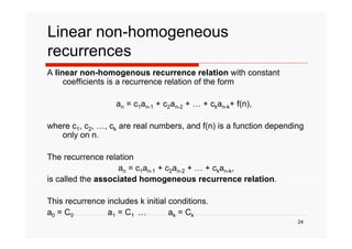 Daa linear recurrences | PDF