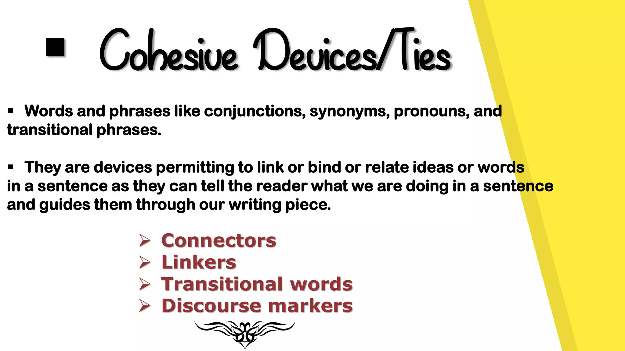 Discourse Analysis and Grammar (cohesive devices) | PDF