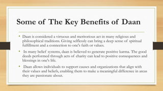 Daanpatra-Daan is valuable | PPTX