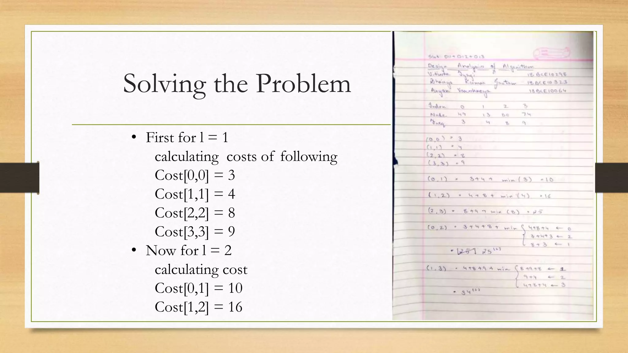 Optimal Binary Search Ppt
