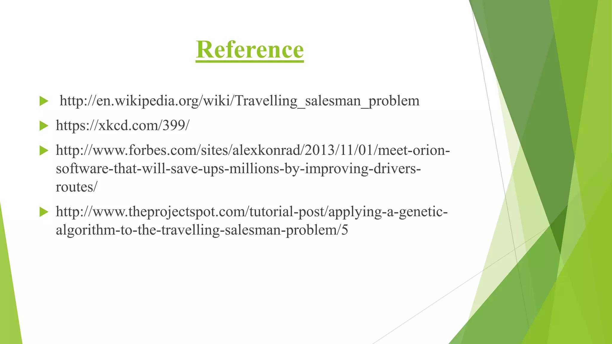 Implementation Of Travelling Salesman Problem With Complexity Ppt Pptx Computing