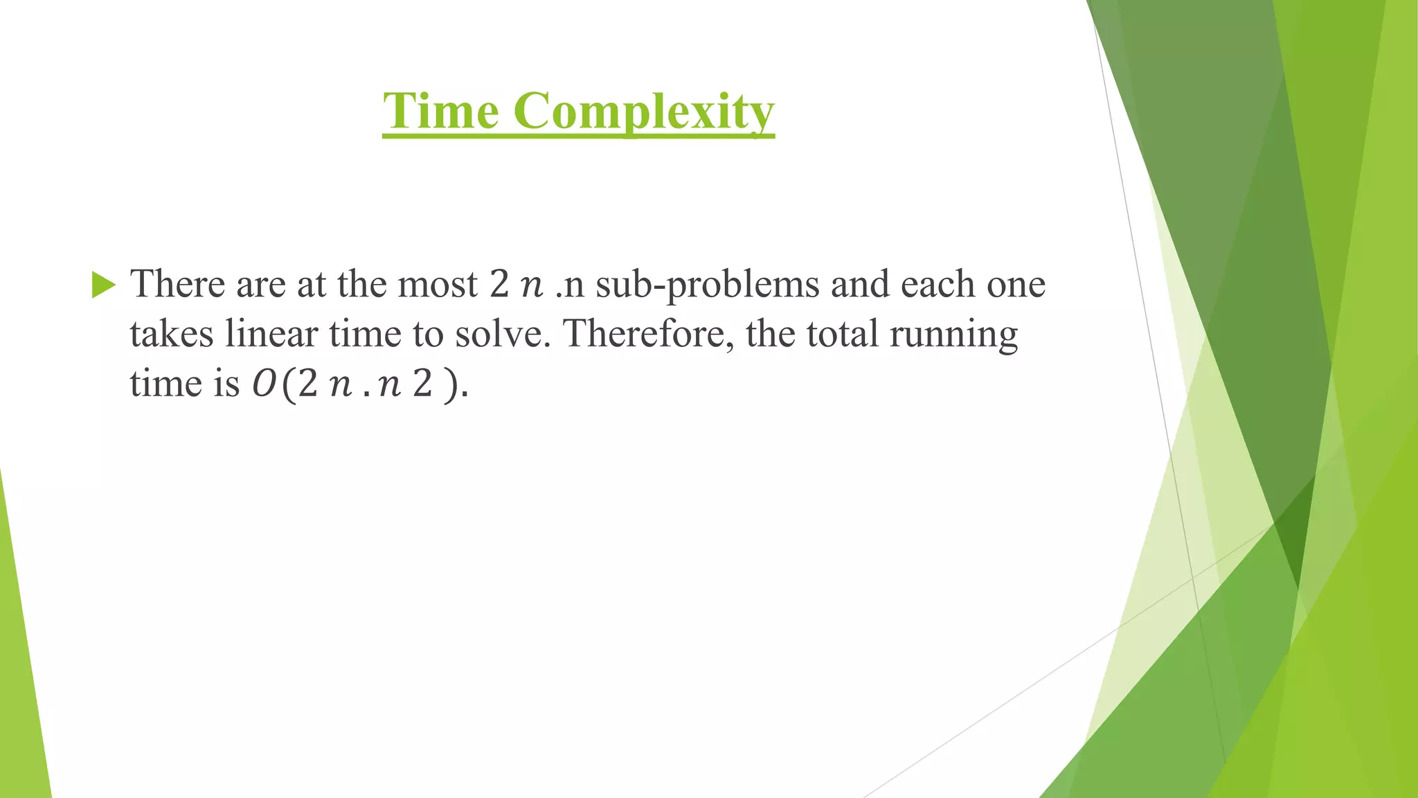 Implementation Of Travelling Salesman Problem With Complexity Ppt Pptx Computing