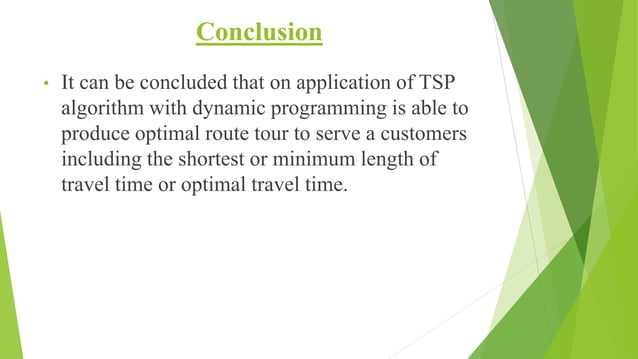 implementation of travelling salesman problem with complexity ppt | PPTX