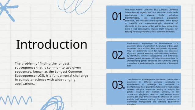 design and analysis of algorithm (Longest common subsequence) | PPT design and analysis of algorithm (Longest common subsequence) | PPT