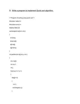 Daa practicals | PDF