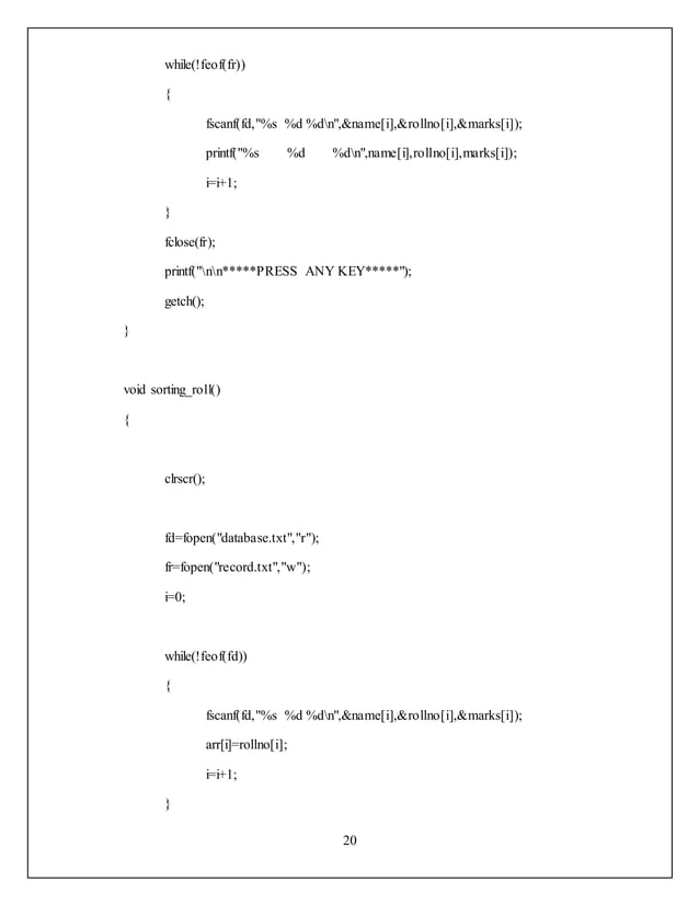 Project for Student Result System | DOCX | Databases | Computer Software and Applications