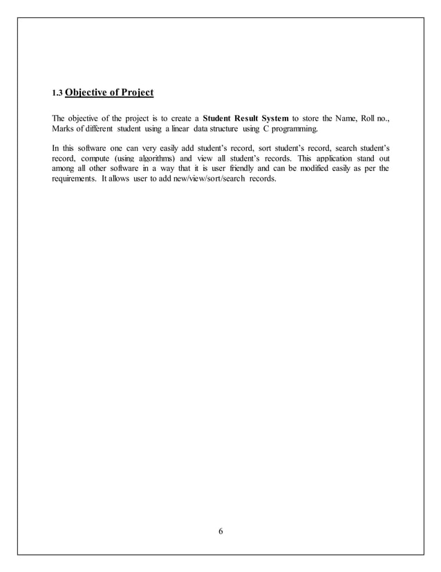 Project for Student Result System | DOCX | Databases | Computer Software and Applications