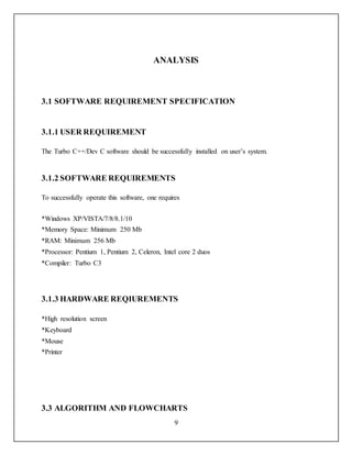 Project for Student Result System | DOCX