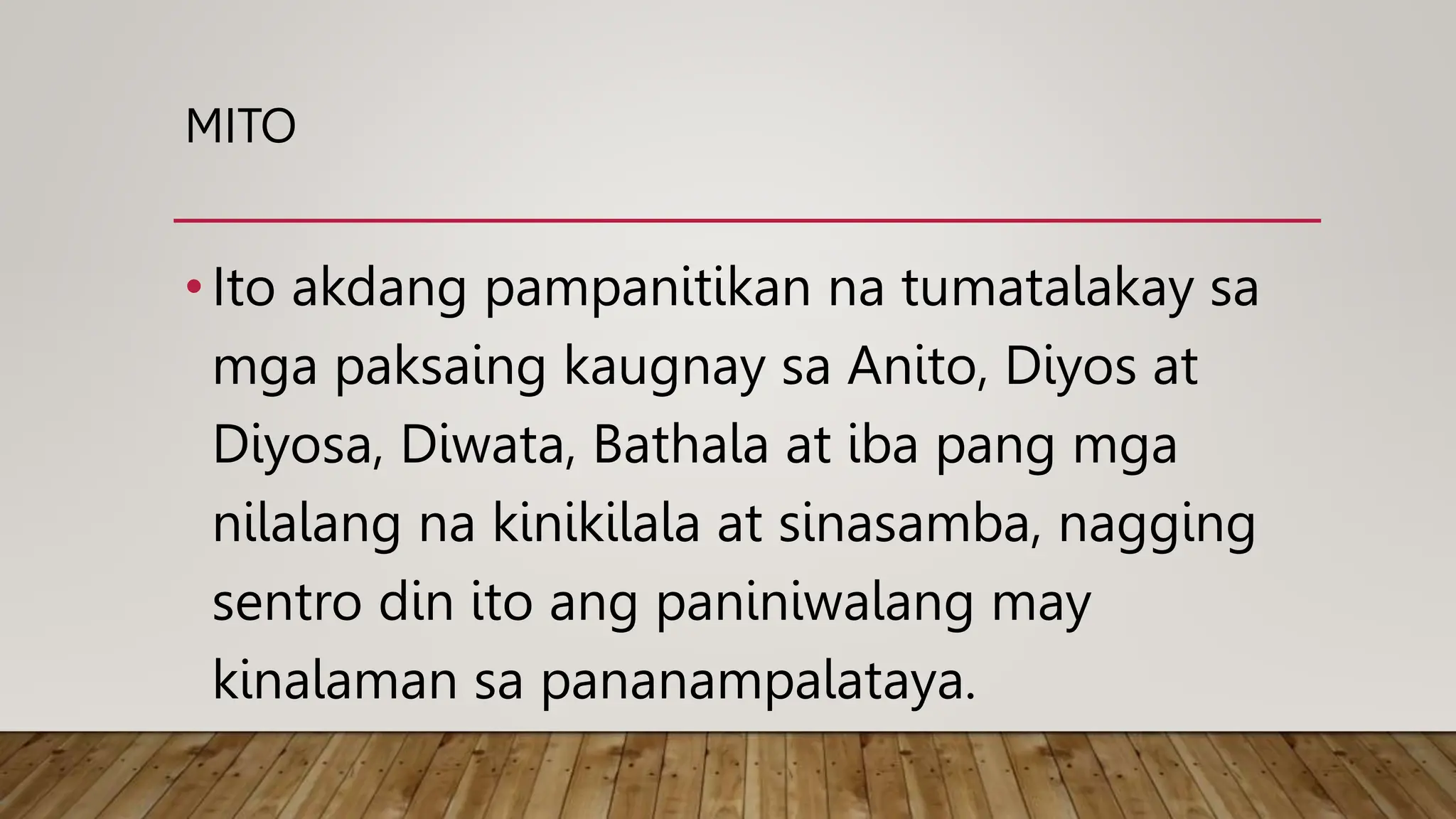 DAÑAS_MITOLOHIYA.pptx (MITO. ALAMAT AT KUWENTONG BAYAN | PPTX