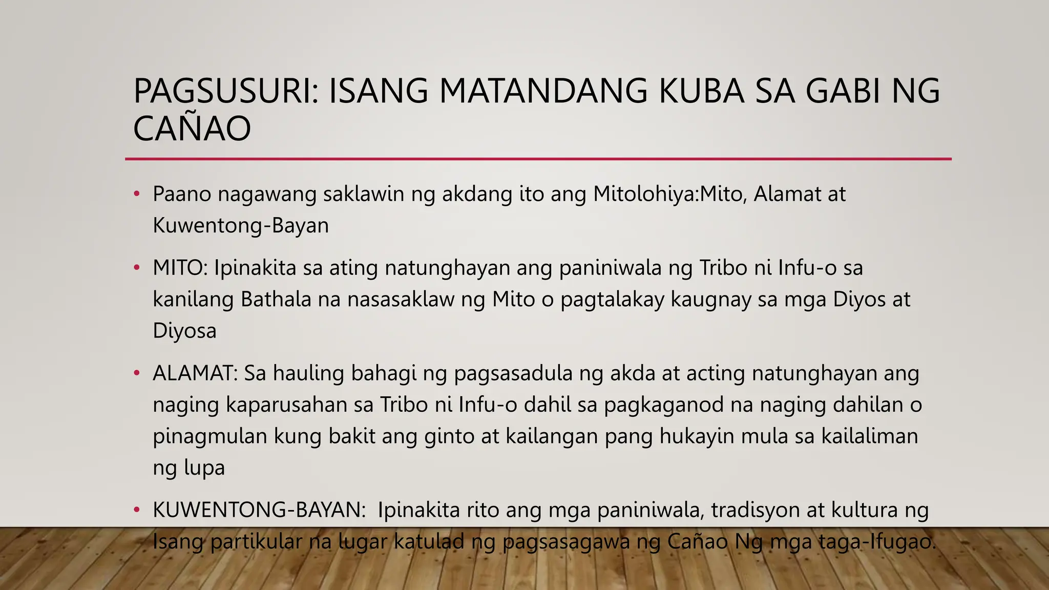 DAÑAS_MITOLOHIYA.pptx (MITO. ALAMAT AT KUWENTONG BAYAN | PPTX