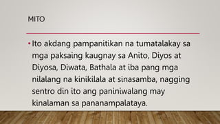 DAÑAS_MITOLOHIYA.pptx (MITO. ALAMAT AT KUWENTONG BAYAN | PPTX