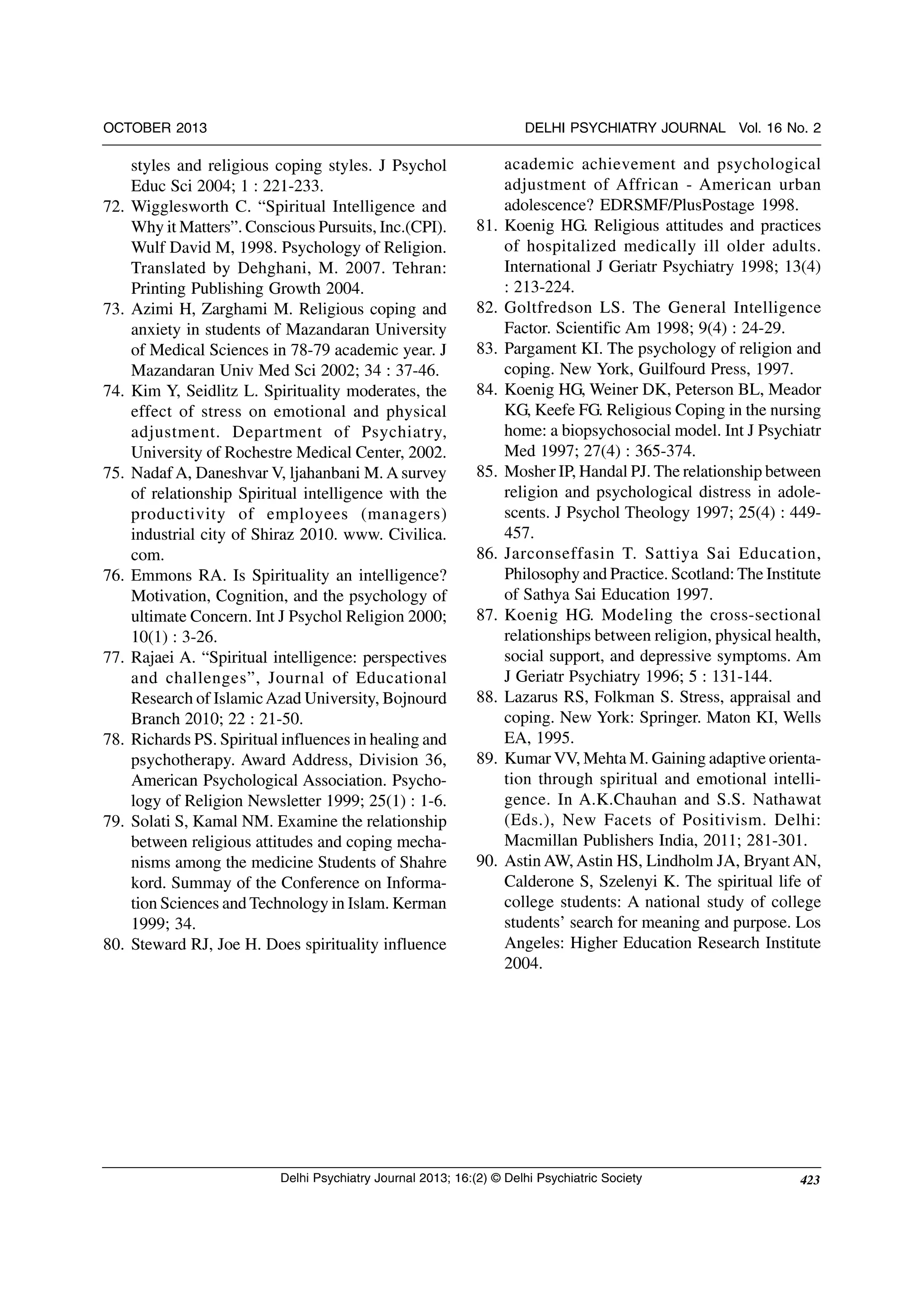 Spiritual Intelligence (SQ) | PDF