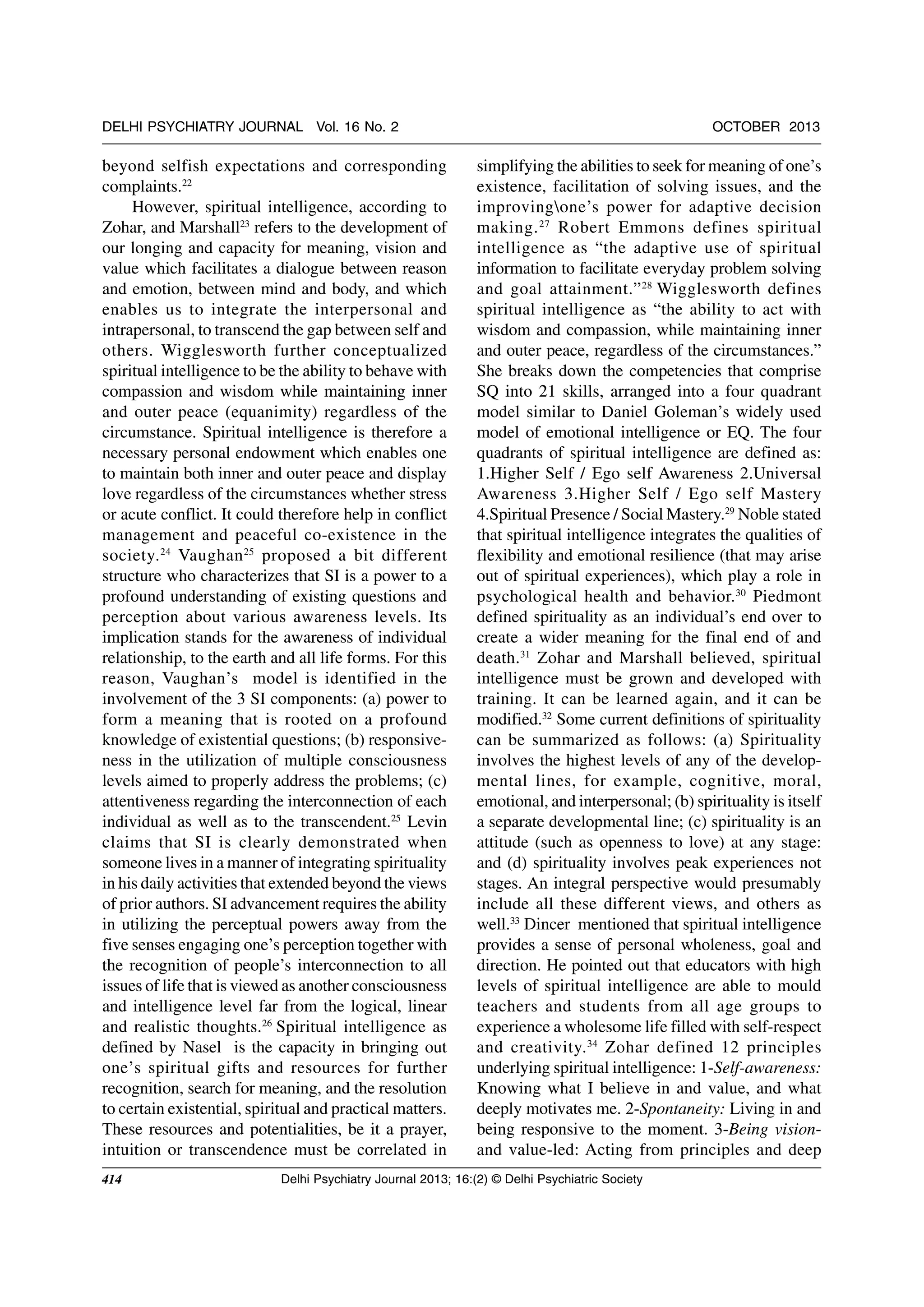 Spiritual Intelligence (SQ) | PDF