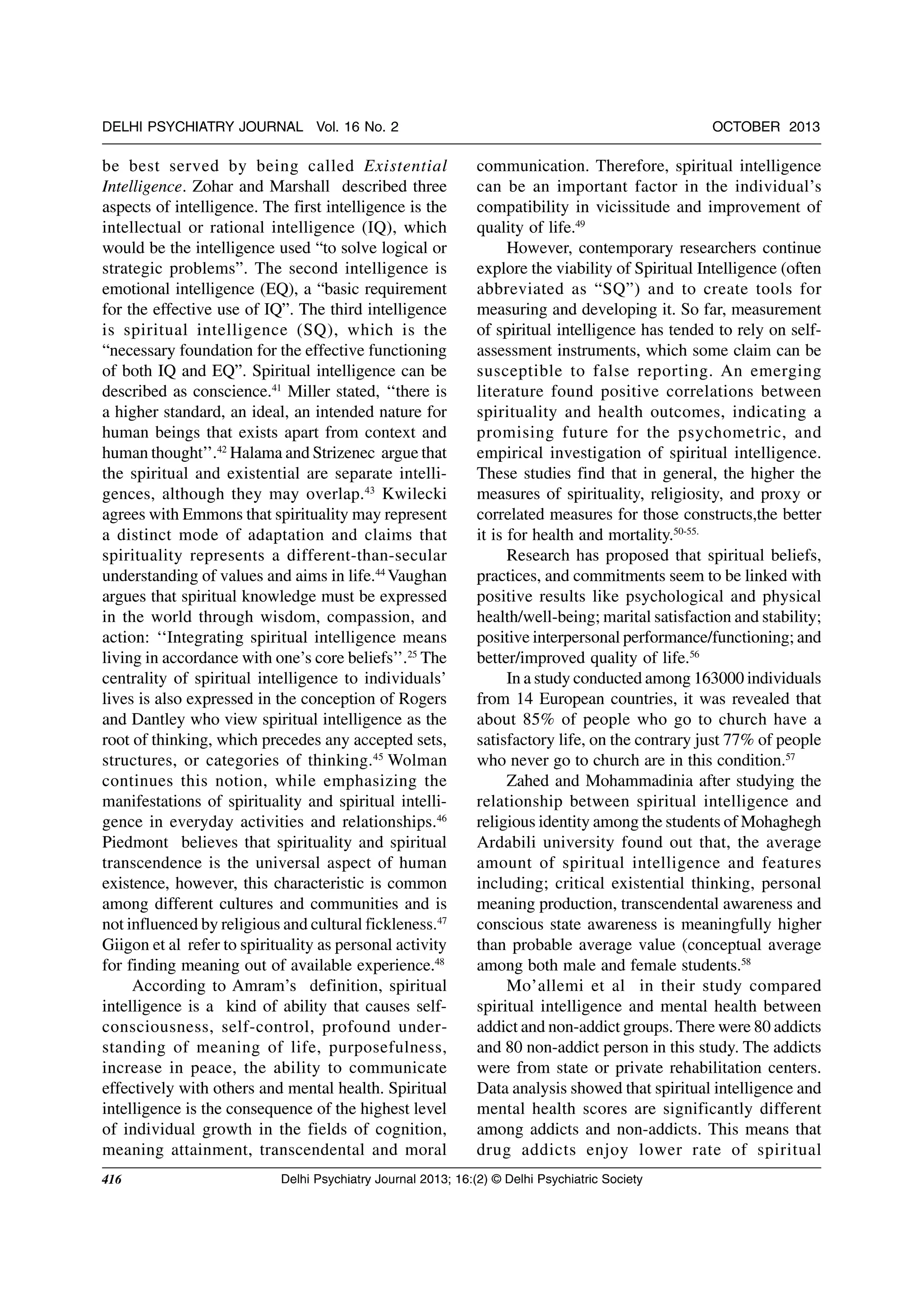 Spiritual Intelligence (SQ) | PDF