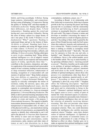 Spiritual Intelligence (SQ) | PDF