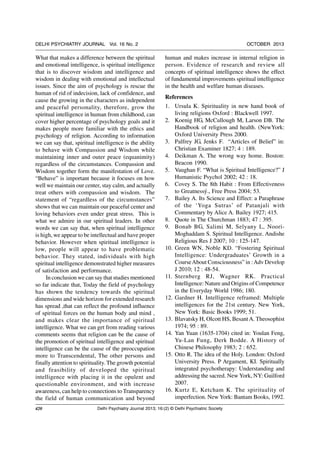 Spiritual Intelligence (SQ) | PDF