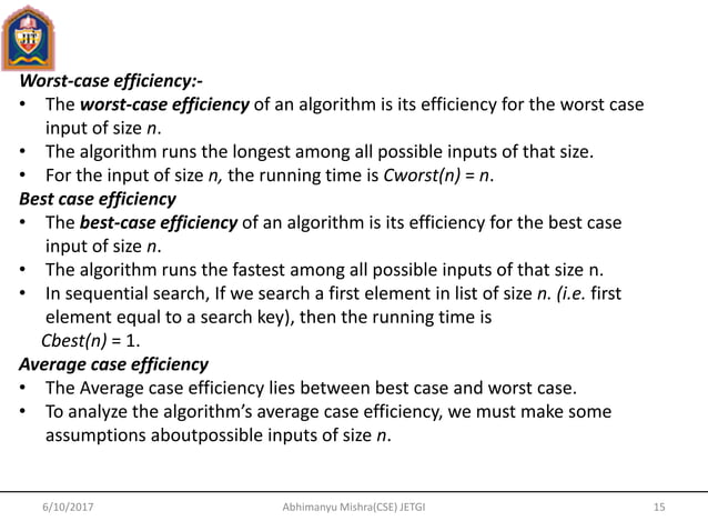 Daa unit 1 | PPTX | Programming Languages | Computing
