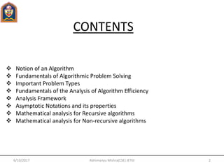 Daa unit 1 | PPTX | Programming Languages | Computing