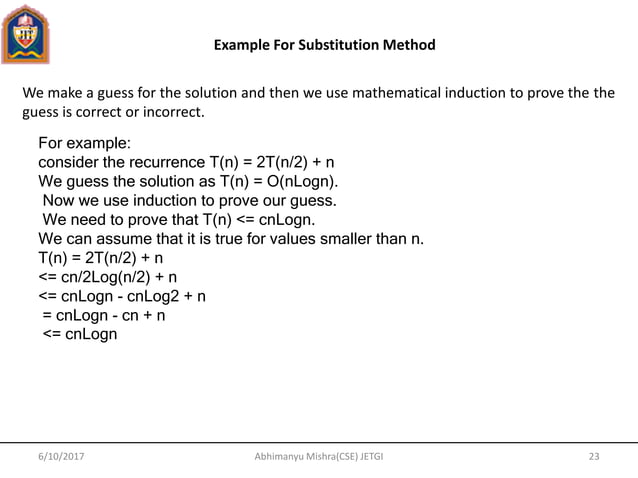 Daa unit 1 | PPTX | Programming Languages | Computing