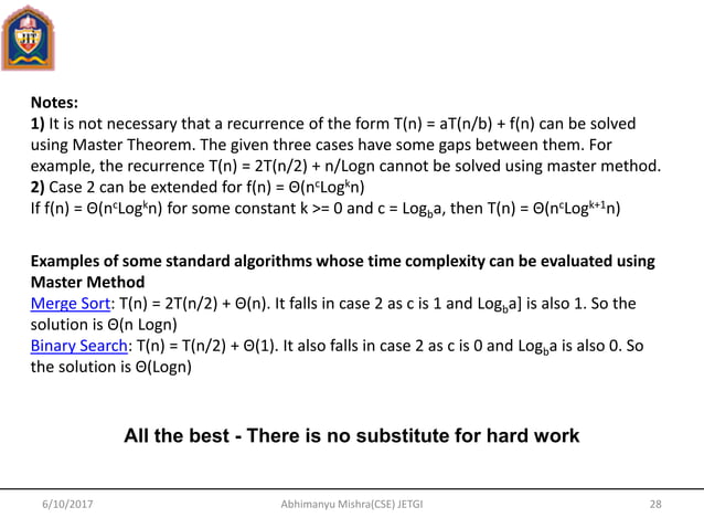 Daa unit 1 | PPTX | Programming Languages | Computing
