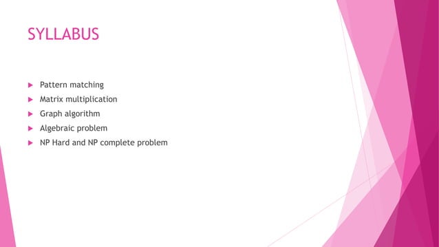 DAA UNIT 3 | PPTX | Programming Languages | Computing