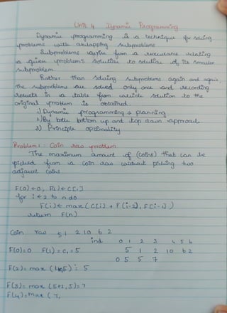 Dynamic Programming and Greedy Technique .pdf