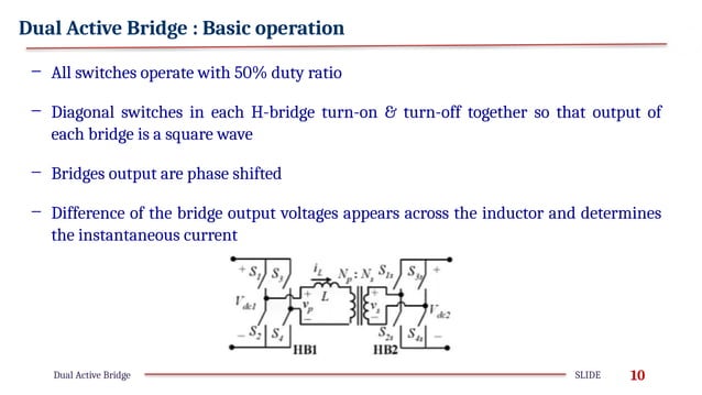 Dual active Bridge presentation file eed | PPT