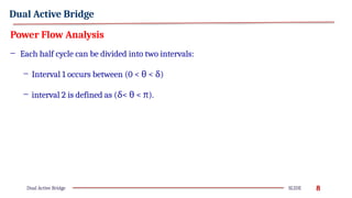 Dual active Bridge presentation file eed | PPTX