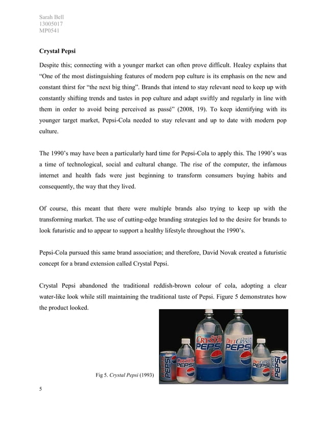 Crystal Pepsi Case Study | PDF