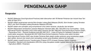 Dab 1313 amalan penternakan yang baik | PPTX