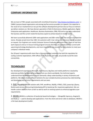 About smartData | PDF | Web Development | Internet