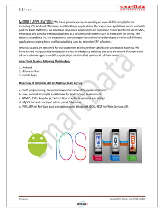 About smartData | PDF | Web Development | Internet