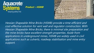 Aquacrete Capability Statement 2016 | PPTX